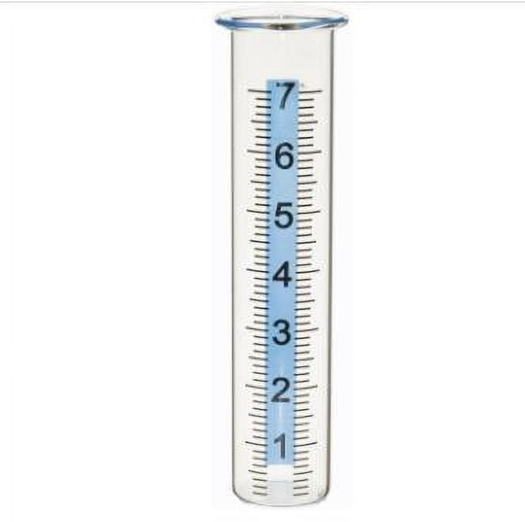 MRLESS 2 Pcs Rain Gauge Tubes Precise Plastic Rain Gauge Replacement ...