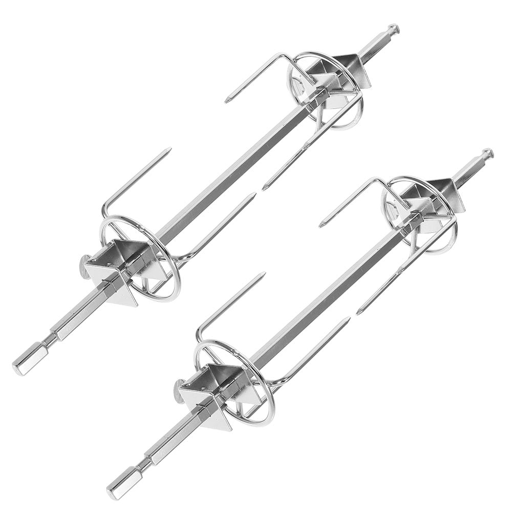 MRLESS 2 Set Kitchen Rotating Chicken Forks Stainless Steel Roast ...