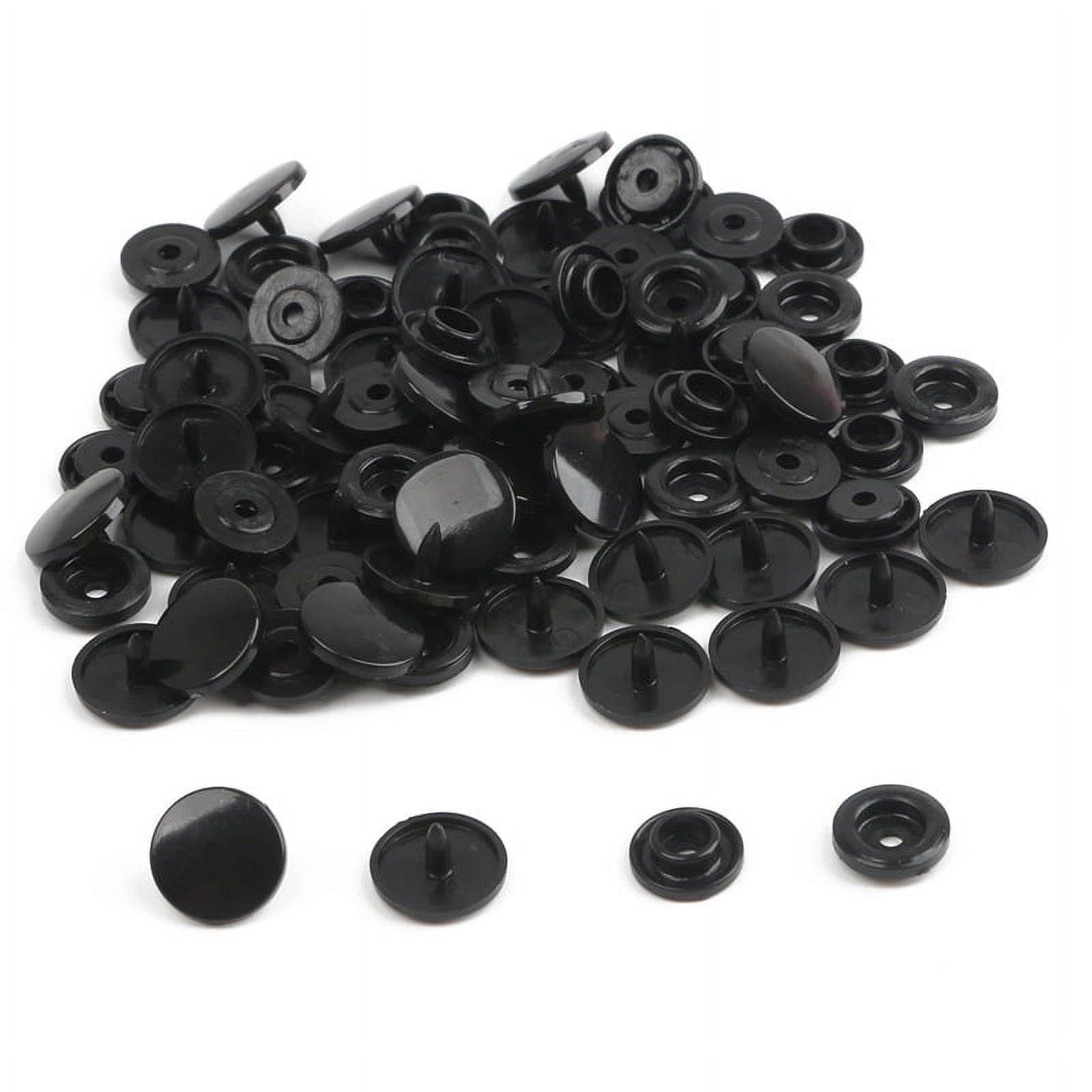 MRLESS 2 Sets Round Resin Plastic Fasteners No-Sew Buttons For Clothing ...