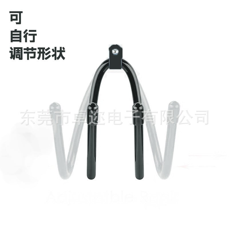 MRLESS 2 Sets Wall Mounted Flute Stand Wall Door Rack Organizer Hanger ...
