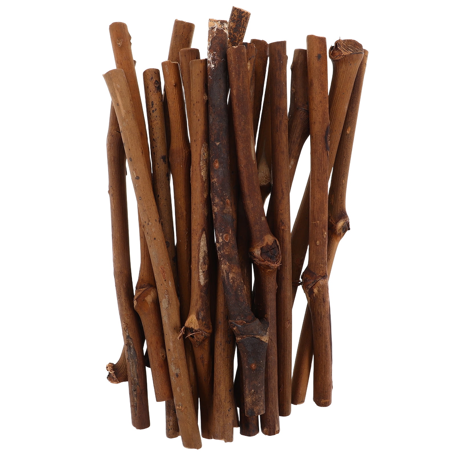 MRLESS 20 Pcs Wood Log Sticks Wood Craft Sticks Natural Twigs Sticks ...