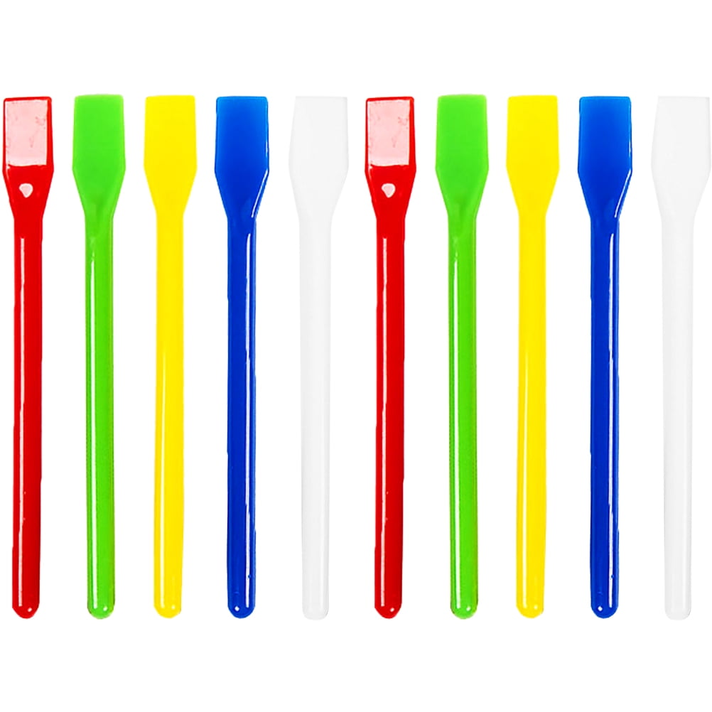 MRLESS 20Pcs Painting Stirrers Plastic Stirring Sticks Plastic Paint ...
