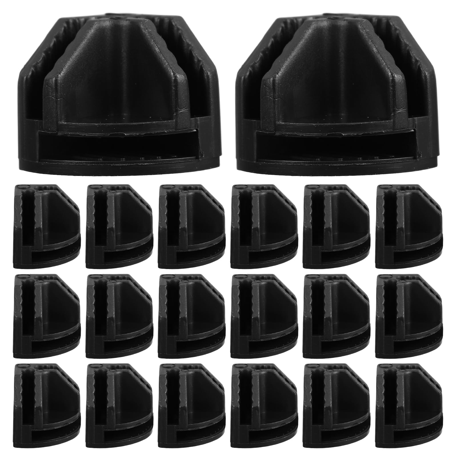 MRLESS 20pcs Heavy Duty Plastic Clips Fence Connecting Buckles Grid ...