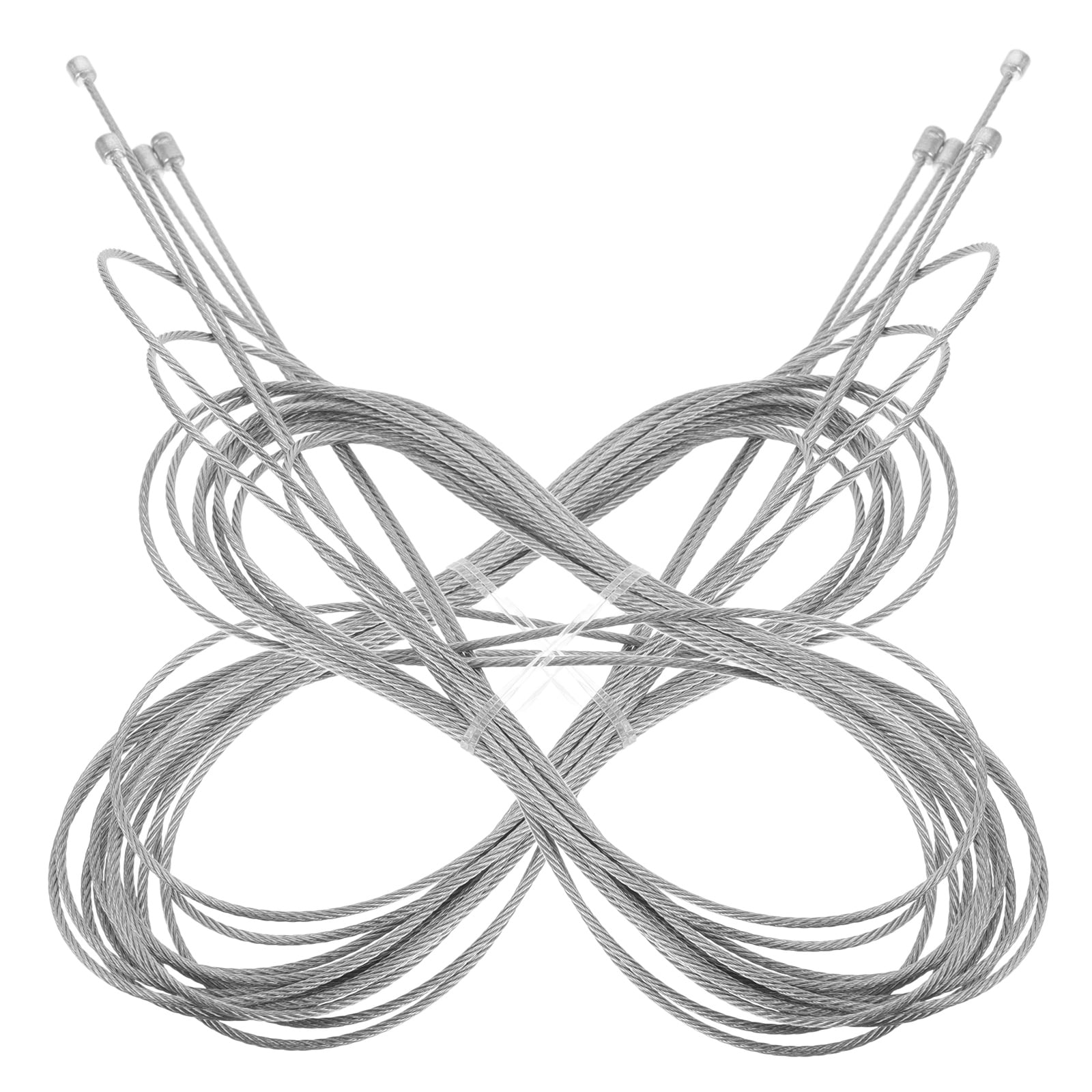 MRLESS 2PCS Heavy Duty Wire Rope Portable Clothesline Cord Outdoor Use ...