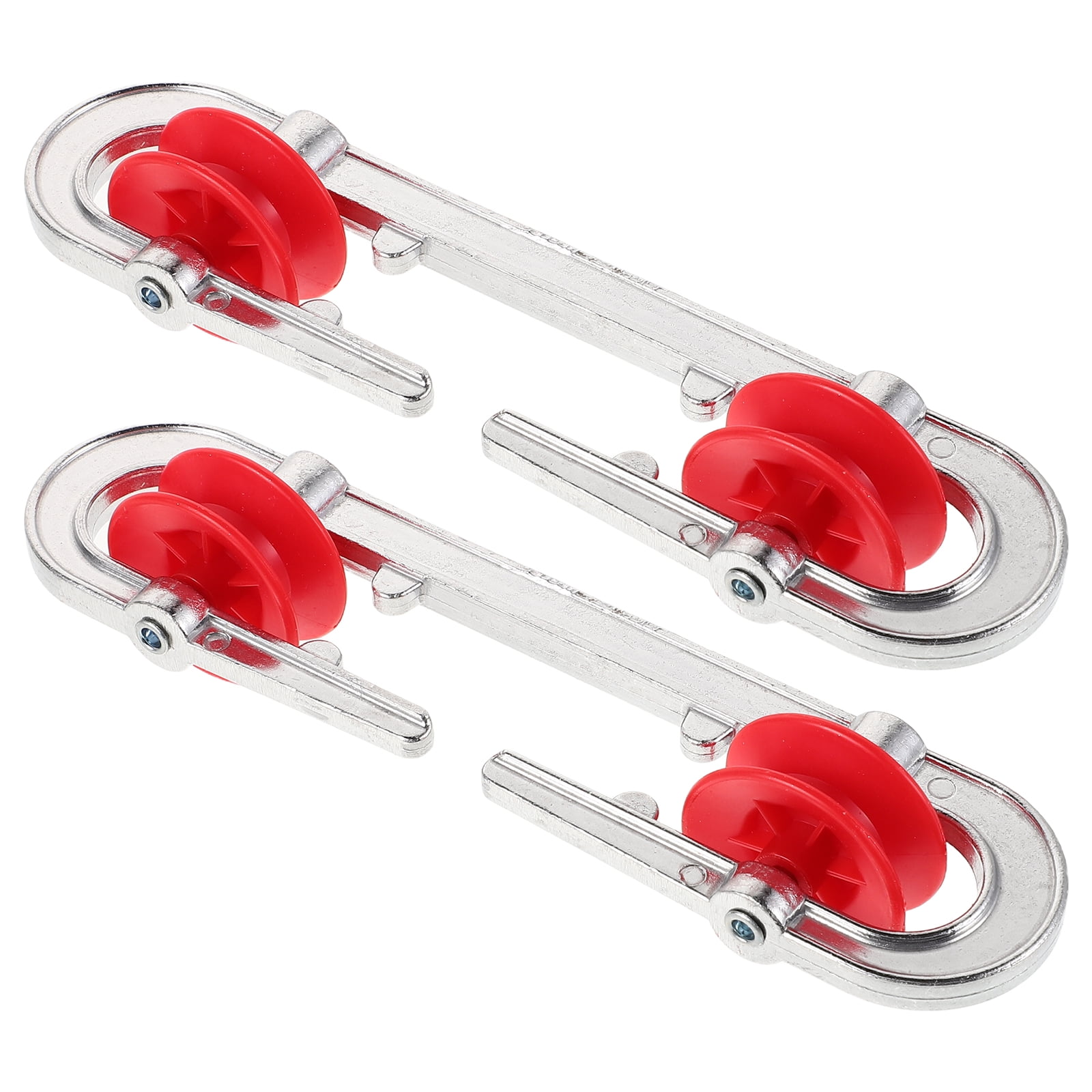 MRLESS 2pcs Aluminum Clothesline Separator Pulley Heavy Duty ...
