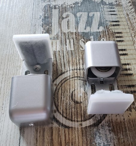 MRLESS 2pcs Automatic Door Bottom Guide Track for Sliding Doors, Door ...