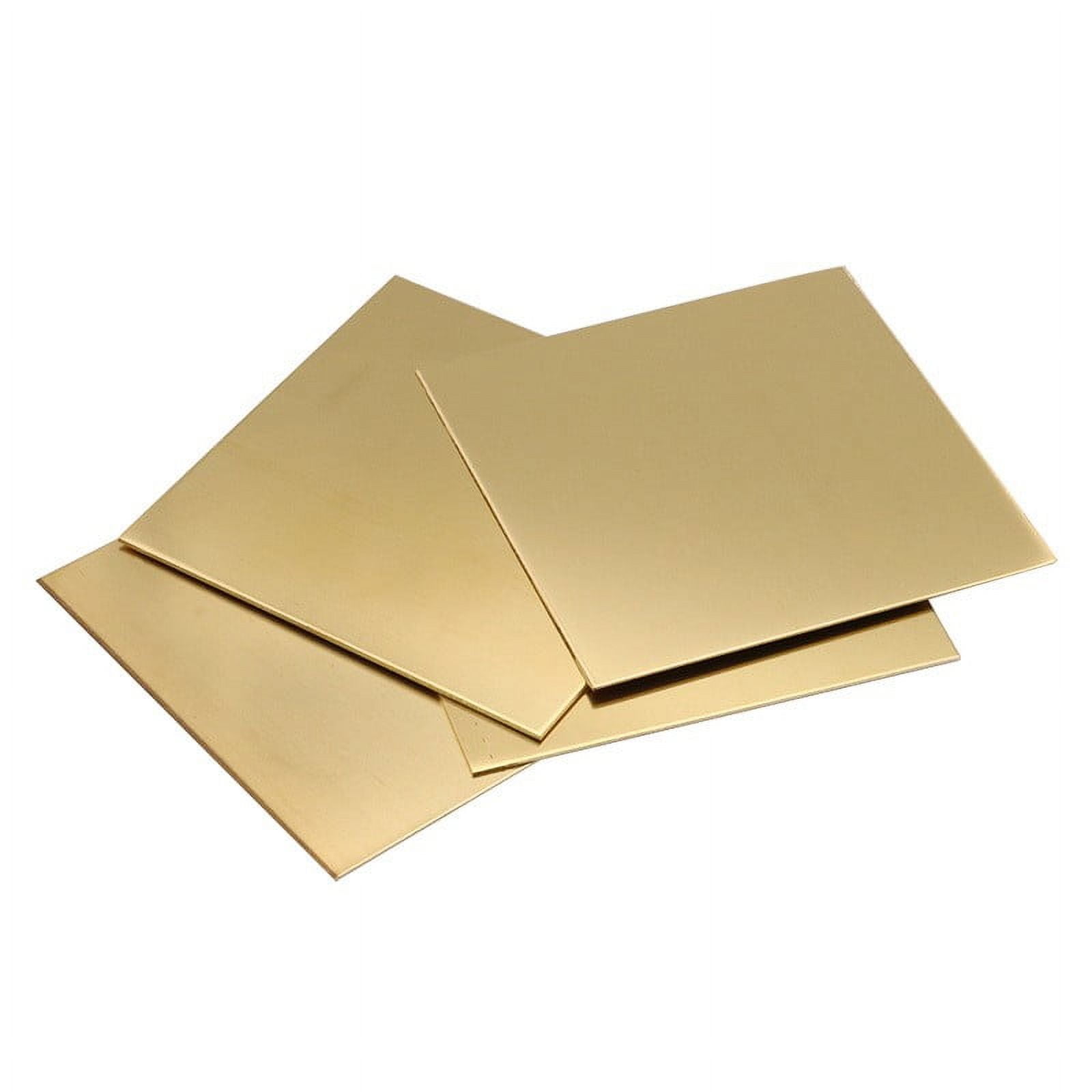 MRLESS 2pcs Brass Sheet For Models Crafts Repairs Electrical Metal ...