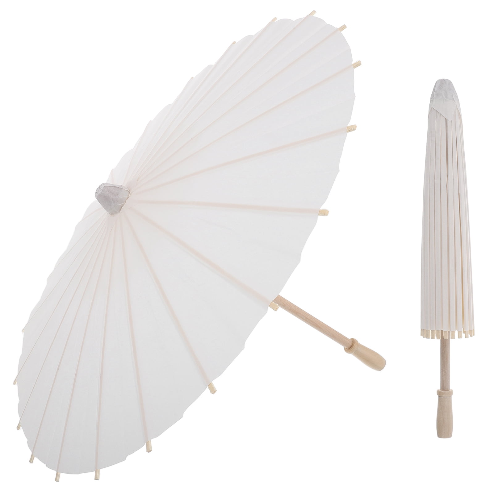 MRLESS 2pcs Diy Paper Umbrella Crafts Making Umbrella Graffiti Painting ...