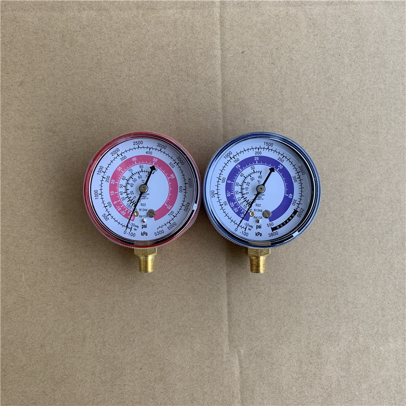 MRLESS 2pcs HVAC Manifold Gauge Ac Pressure Testing Gauge Dual Pressure ...