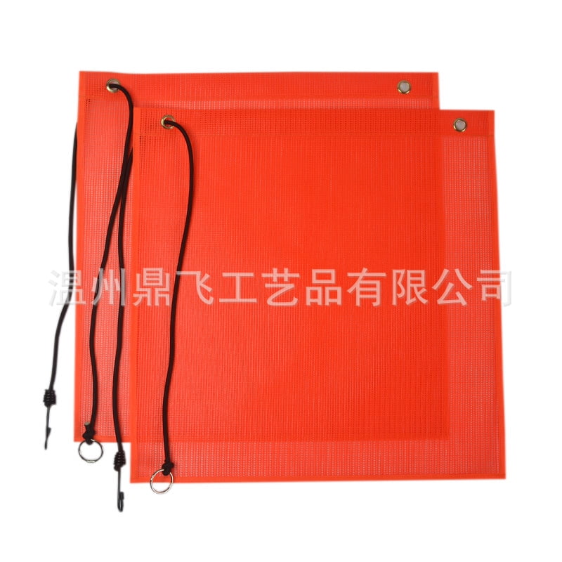 MRLESS 2pcs High Visibility Safe Flag Trailer Warning Flag Safety Flag ...