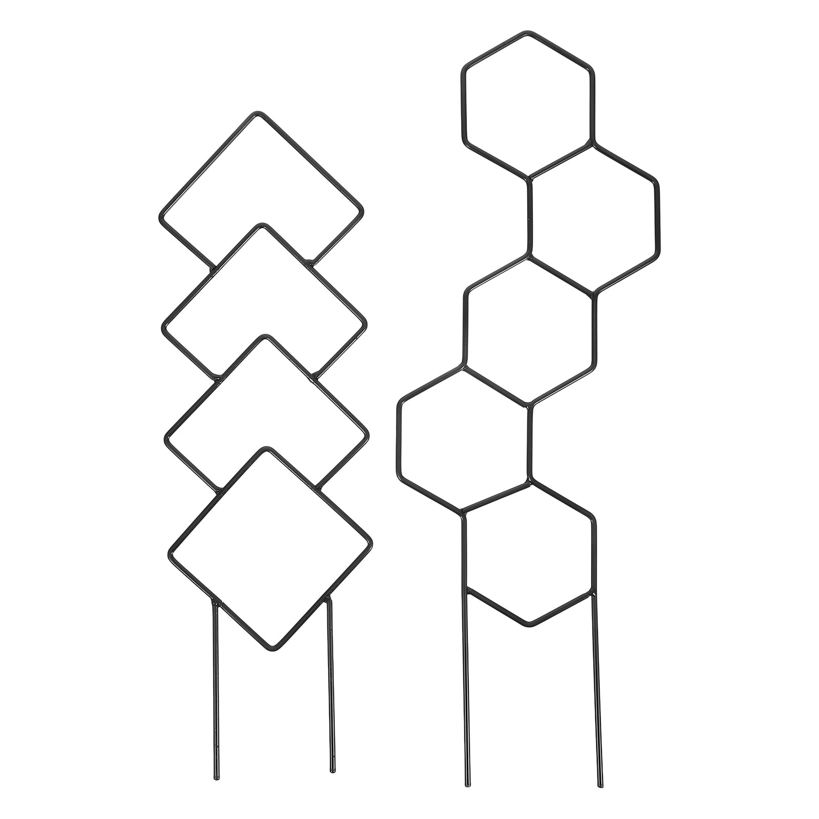 Mrless 2pcs Metal Trellis For Climbing Plants Indoor Outdoor Potted Plant Climber Support Garden