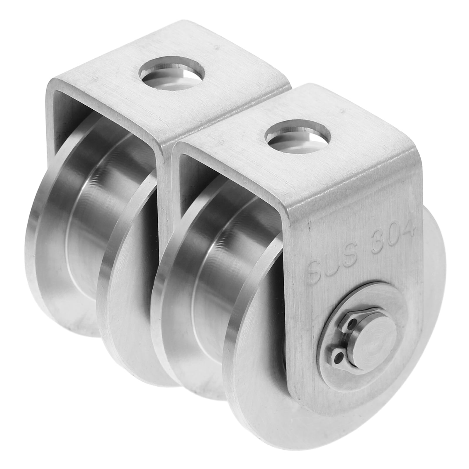 MRLESS 2pcs Pulley Wheel For Door Track Crane Wheel Pulleys For Lifting ...