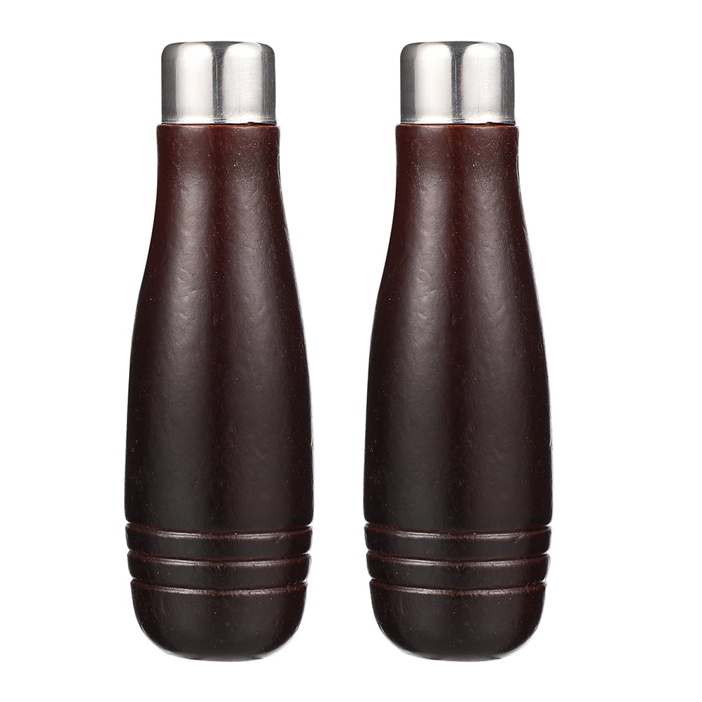 WEUVEB Set of 2 Large Brown Wooden File Handles Durable and Sturdy for ...