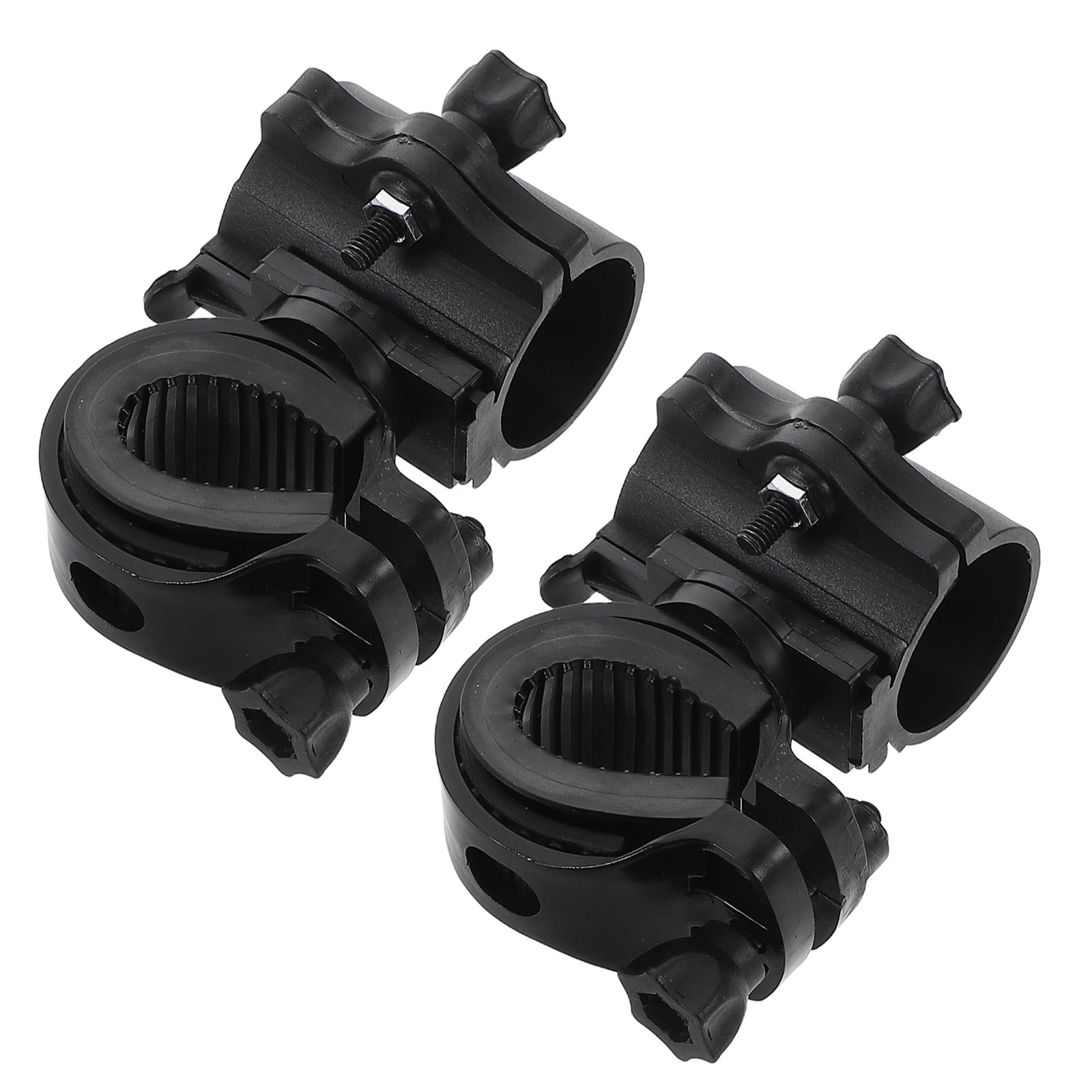 WEUVEB 2-Pack Portable Bike Flashlight Clamp with 360 Degree Rotation ...