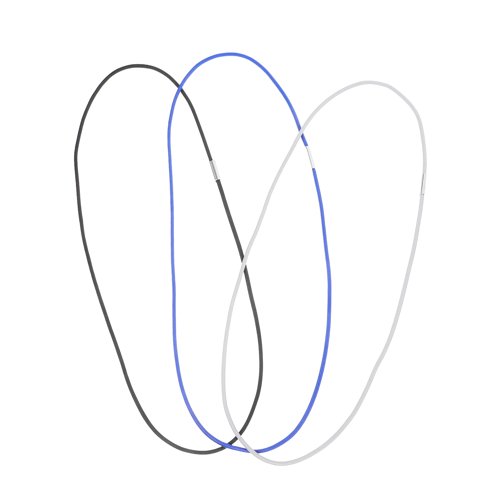 MRLESS Set of 3 Heavy Duty Elastic Bands for Trash Bags, Durable Nylon ...