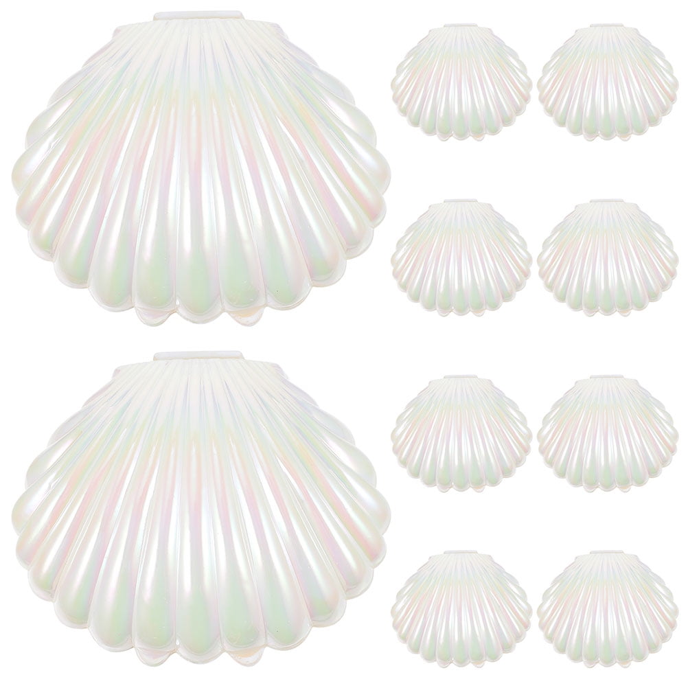 MRLESS 30Pcs Sea Shells Candy Boxes Seashell Party Favor Containers ...