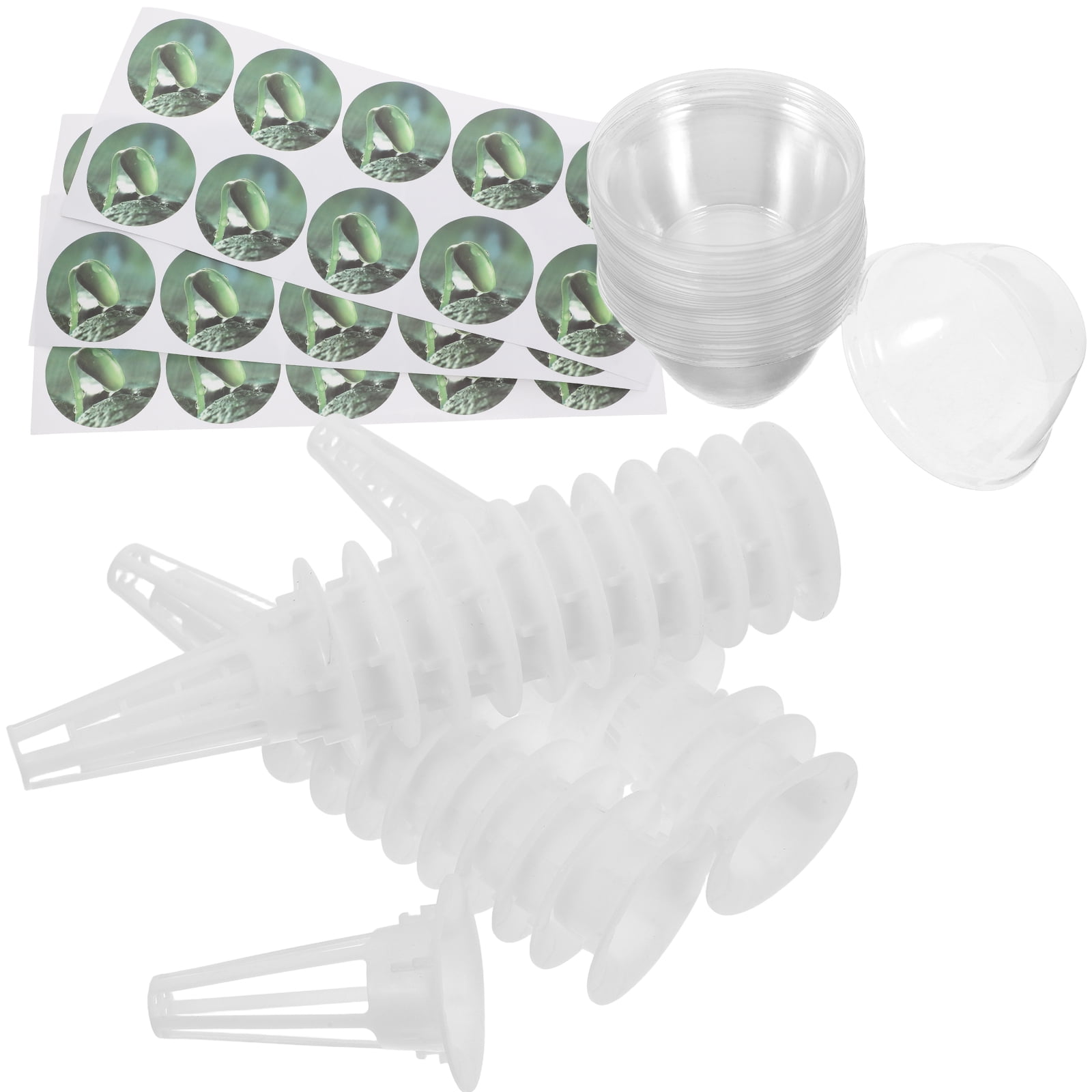 MRLESS 30Sets Hydroponic Grow Dome Set with Transparent Insulation ...