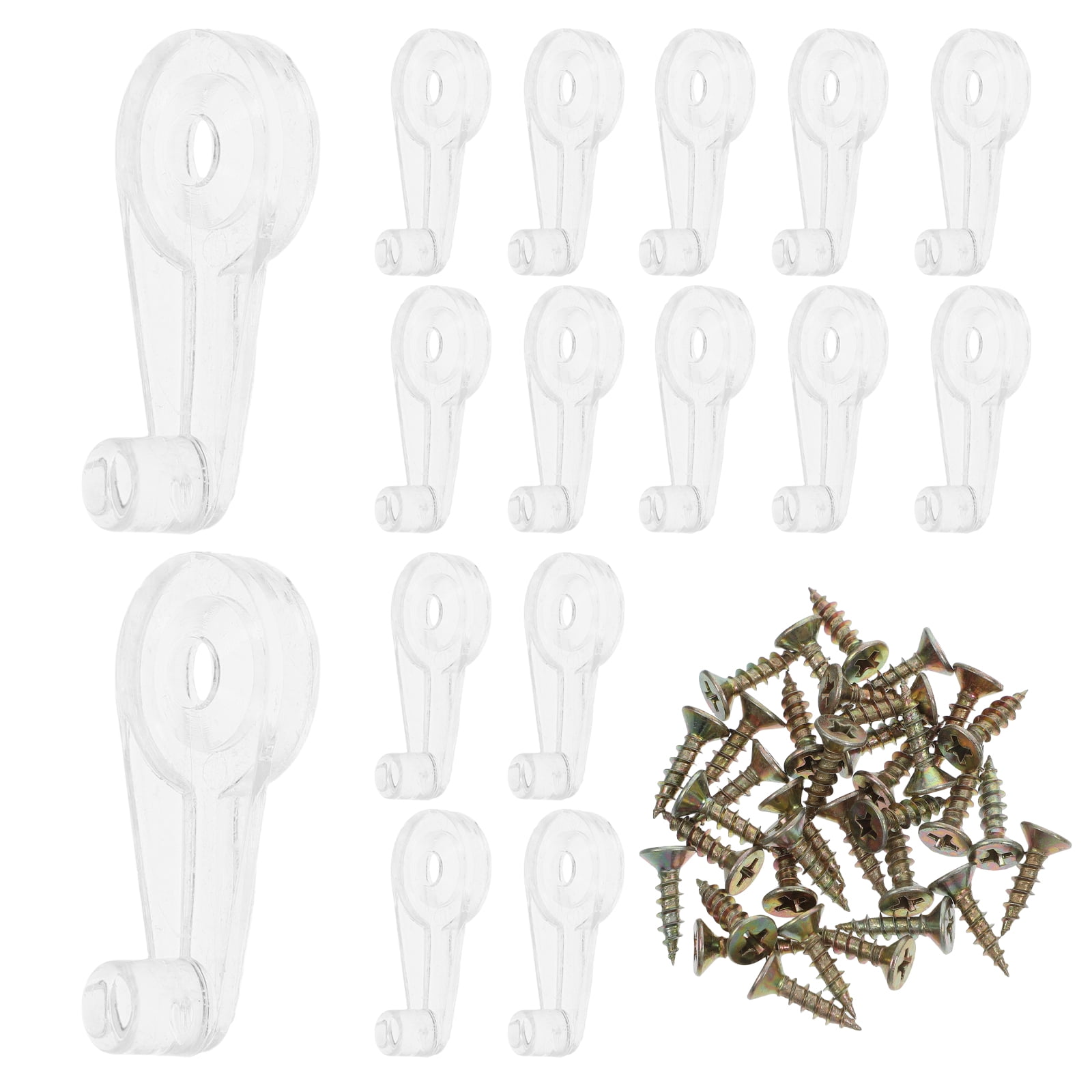 MRLESS 30pcs Glass Retainer Clips Cabinet Glass Clips for Fixing Glass ...