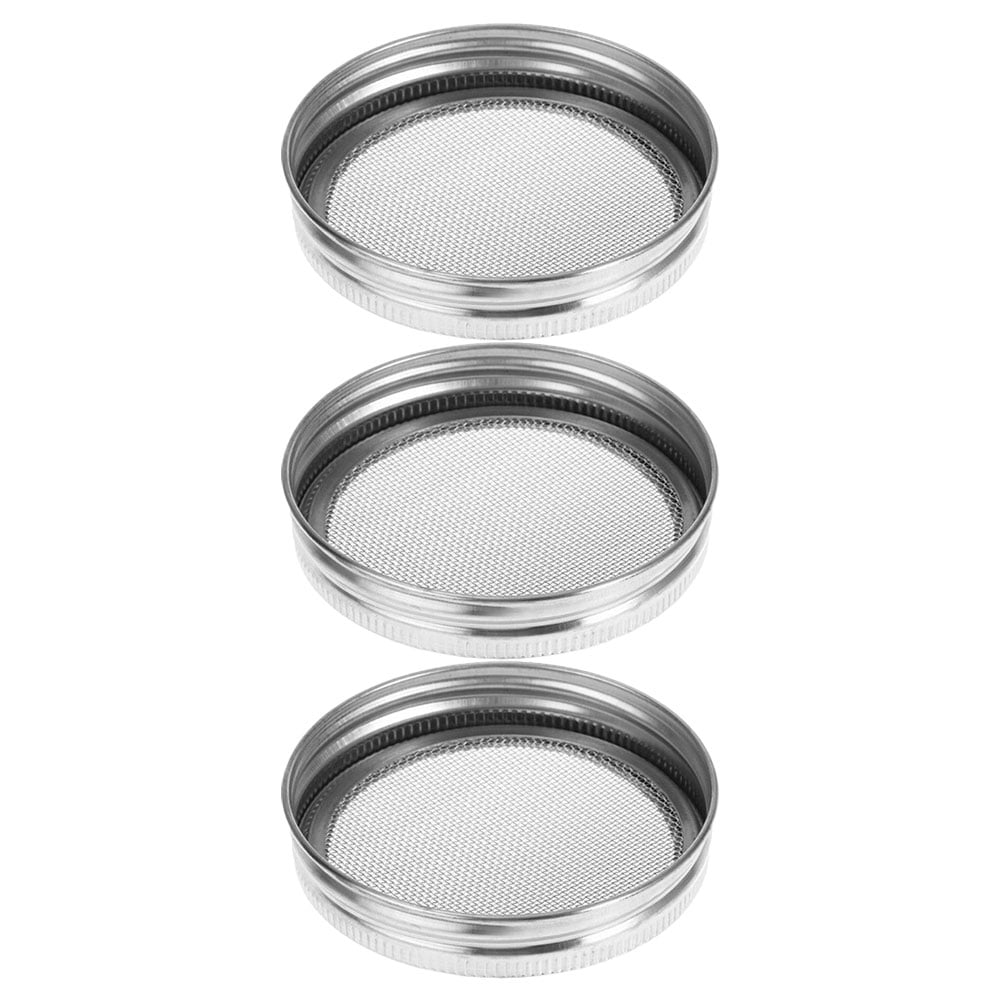 MRLESS Set of 3 Sprouting Lids for Mason Jars, Portable Mesh ...