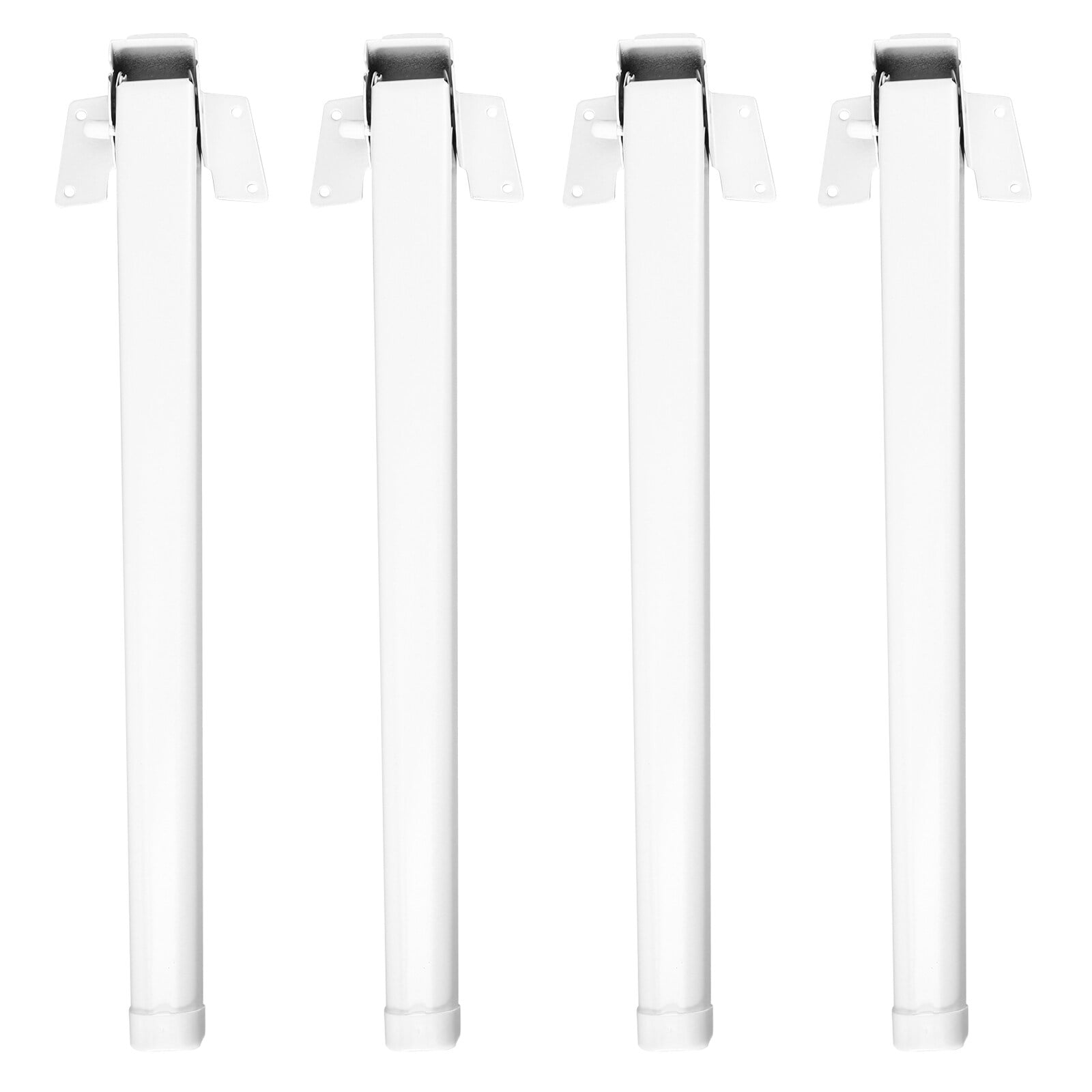 MRLESS 4-Pack 11" Heavy Duty Folding Table Legs - White Metal ...