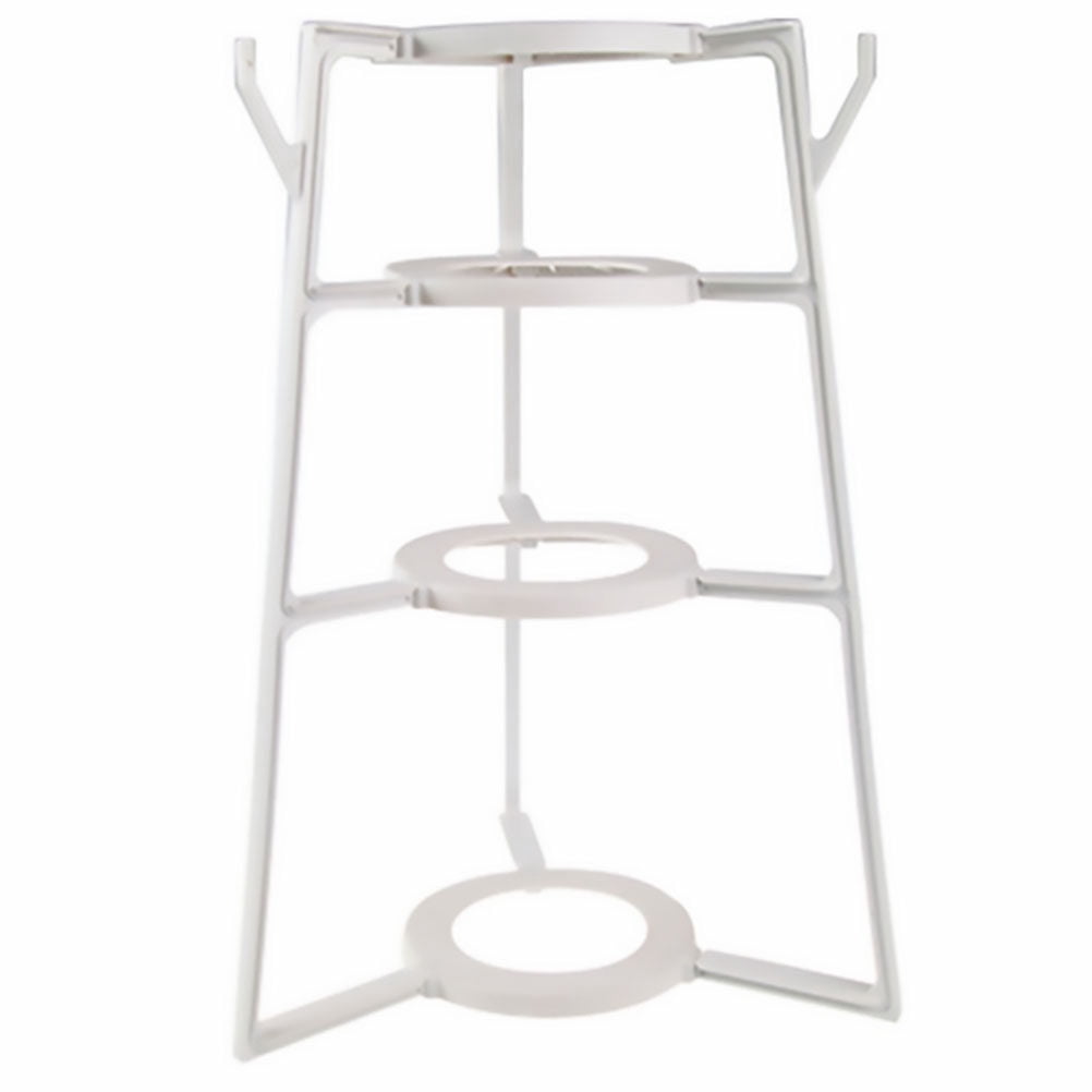 MRLESS 4 Tier Plastic Storage Rack Light Duty Shelf Unit Kitchen ...
