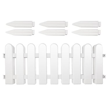 SkyMall Decorative Architectural Corner Post Fence (8 Pieces, 14 ...