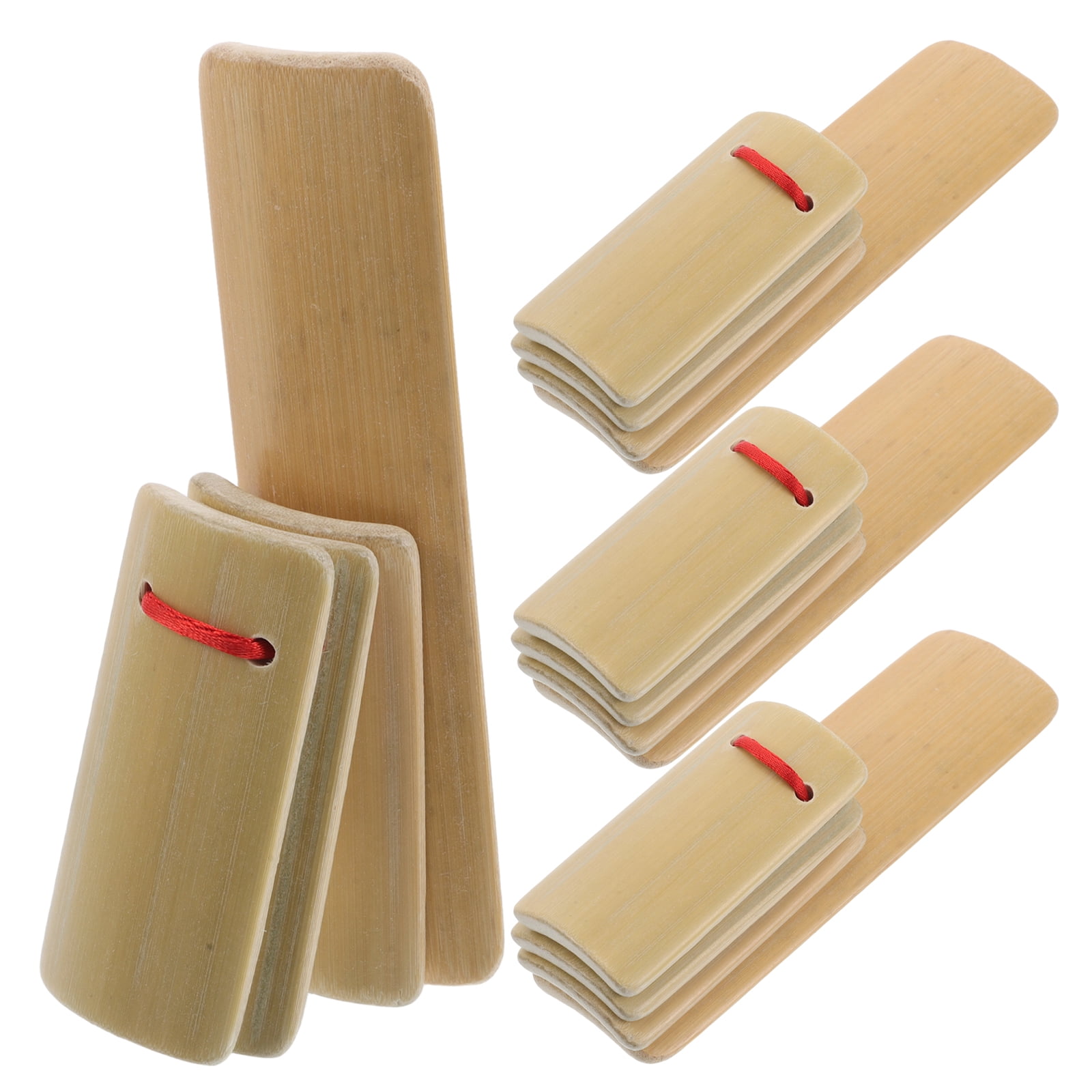 4PCS Clappers Traditional Bamboo Kuaiban for Kids Beginners Stage ...