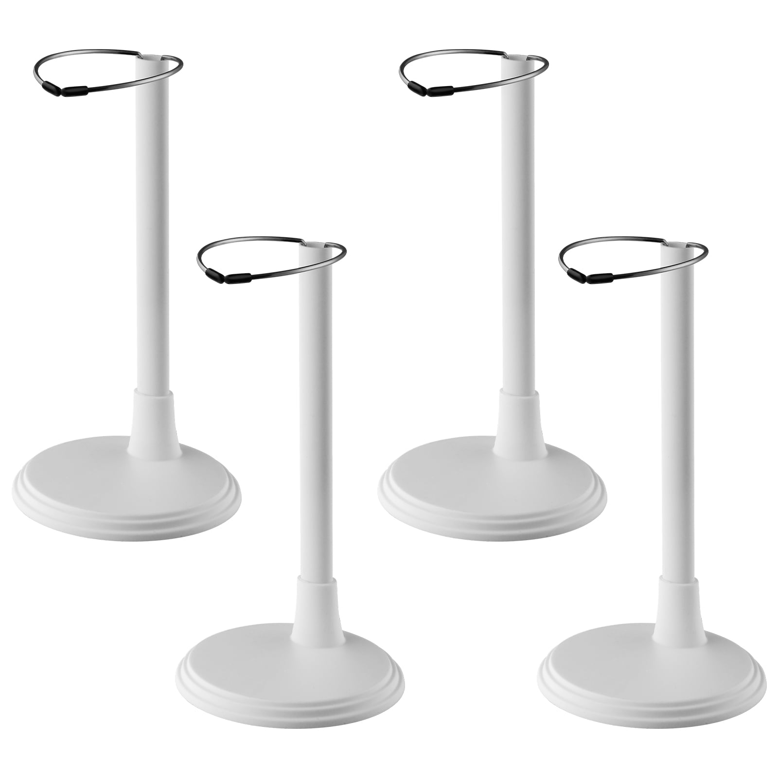 MRLESS 4PCS White Doll Stands for Action Figures (20-28cm) - Metal ...
