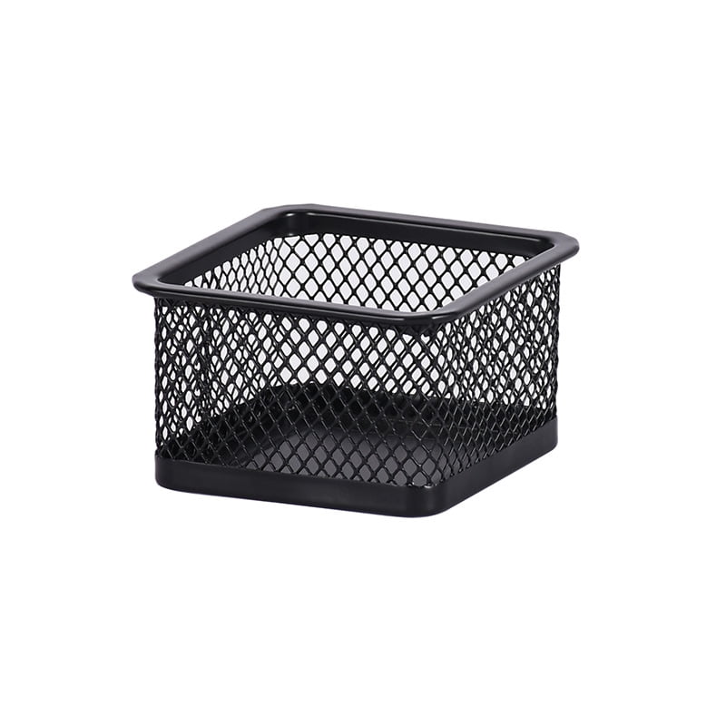 MRLESS 4pcs Metal Paperclip Holder Black Desk Paperclip Mesh Holder ...