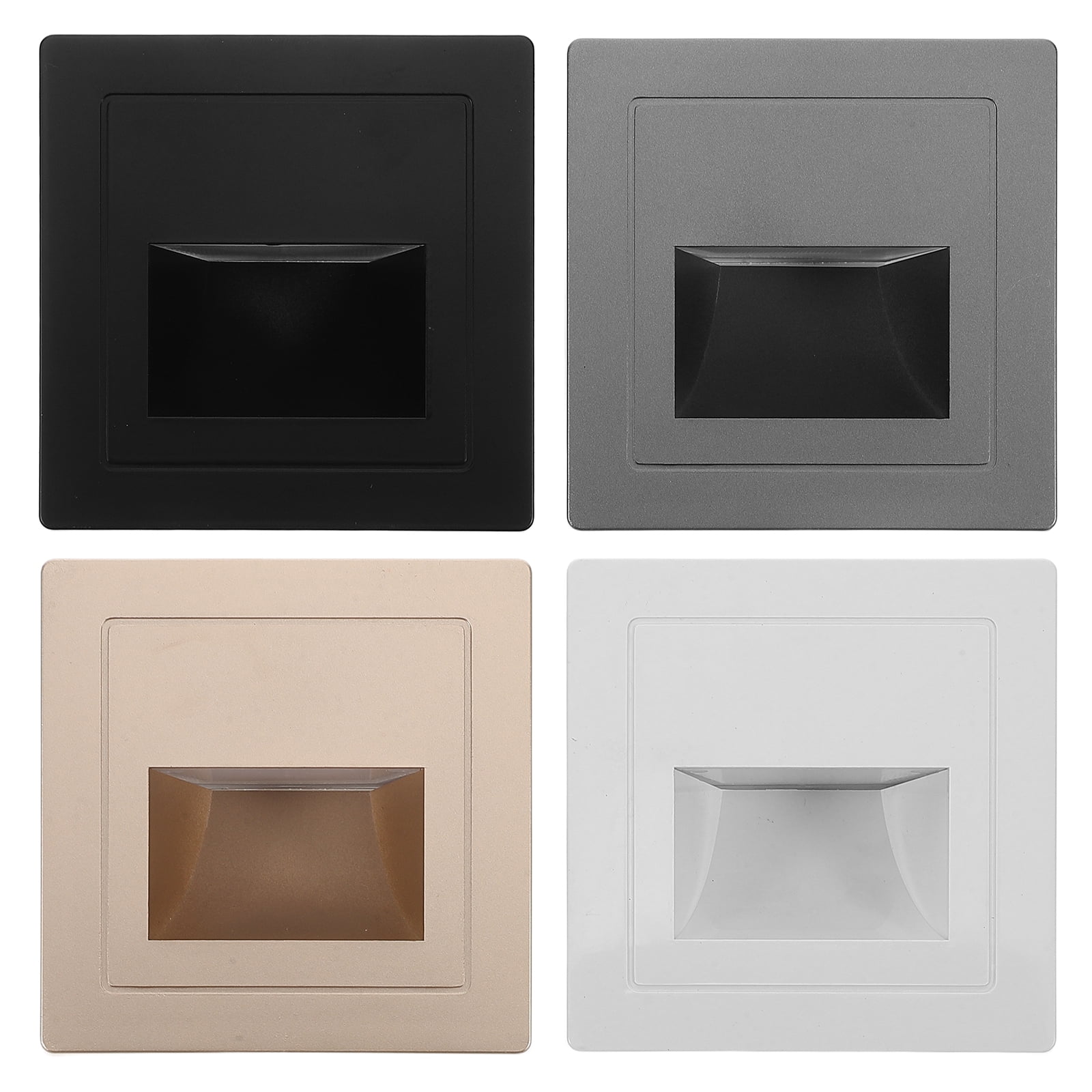 MRLESS 4pcs Motion Sensor LED Step Lights Suitable For Indoor Stairs ...