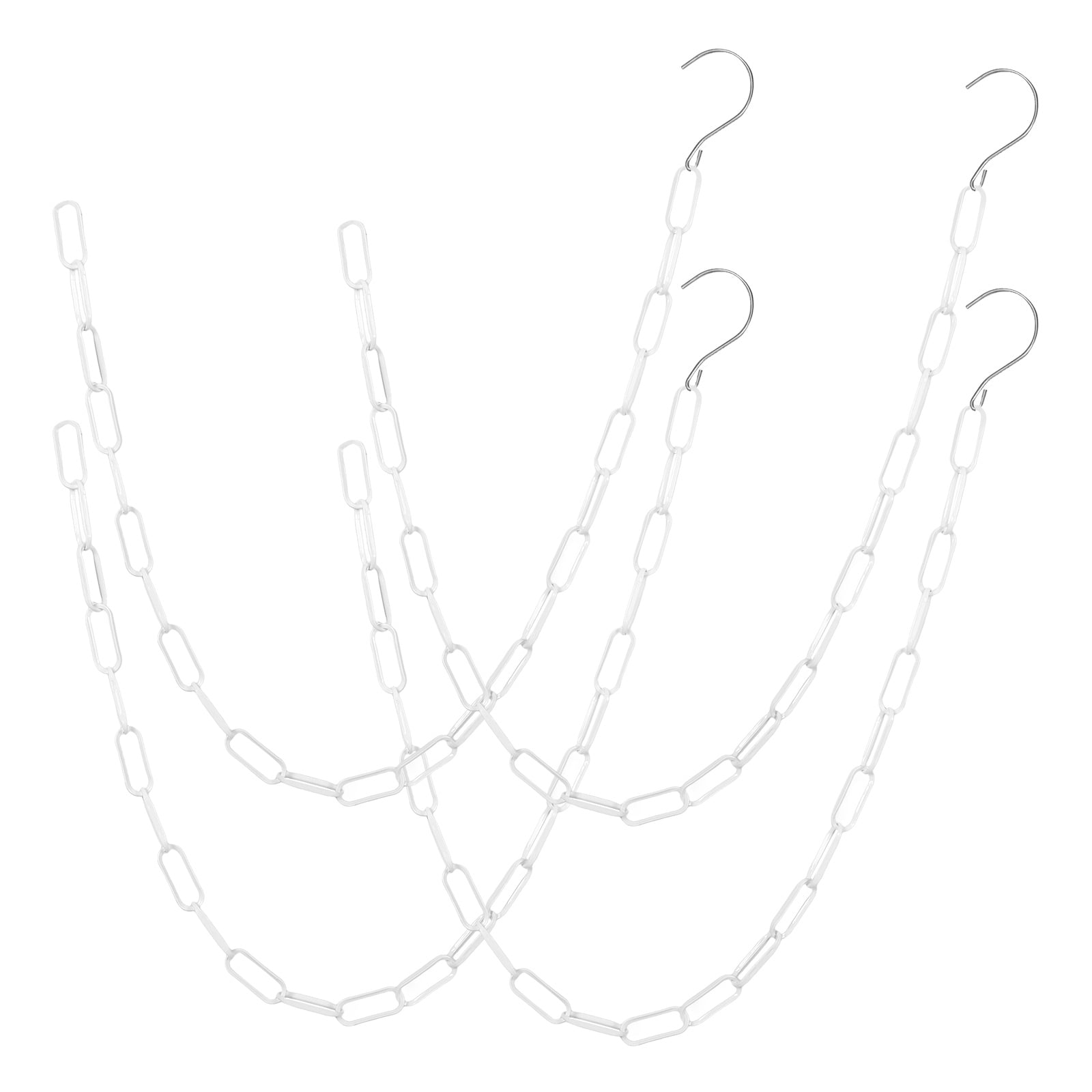 MRLESS 4pcs Plastic Chain For Clothes Hangers Clothes Hanging Chain ...