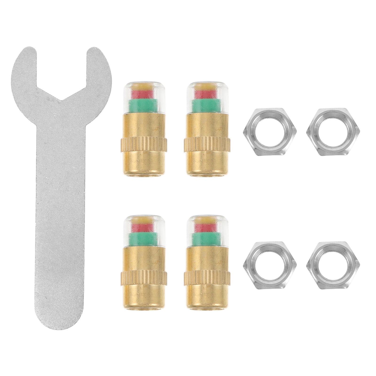 MRLESS 4pcs Tire Pressure Monitor For Car Valve Stem Caps Sensor ...