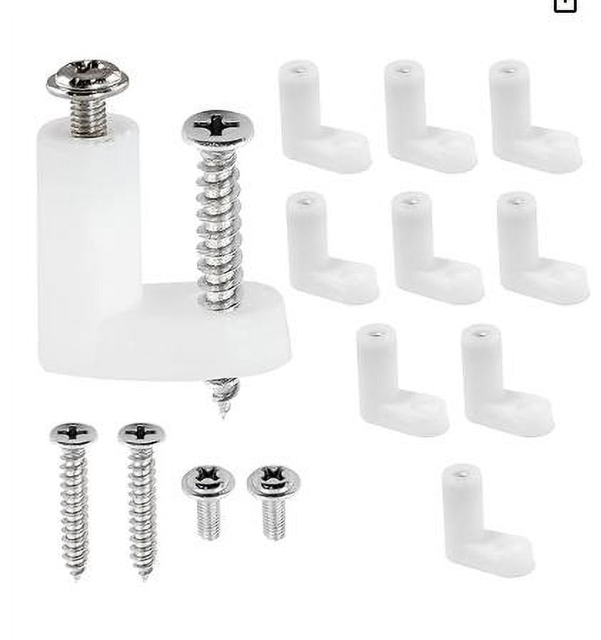 MRLESS 50 Set PCB Spacer Standoffs For Circuit Boards Plastic L Shape ...