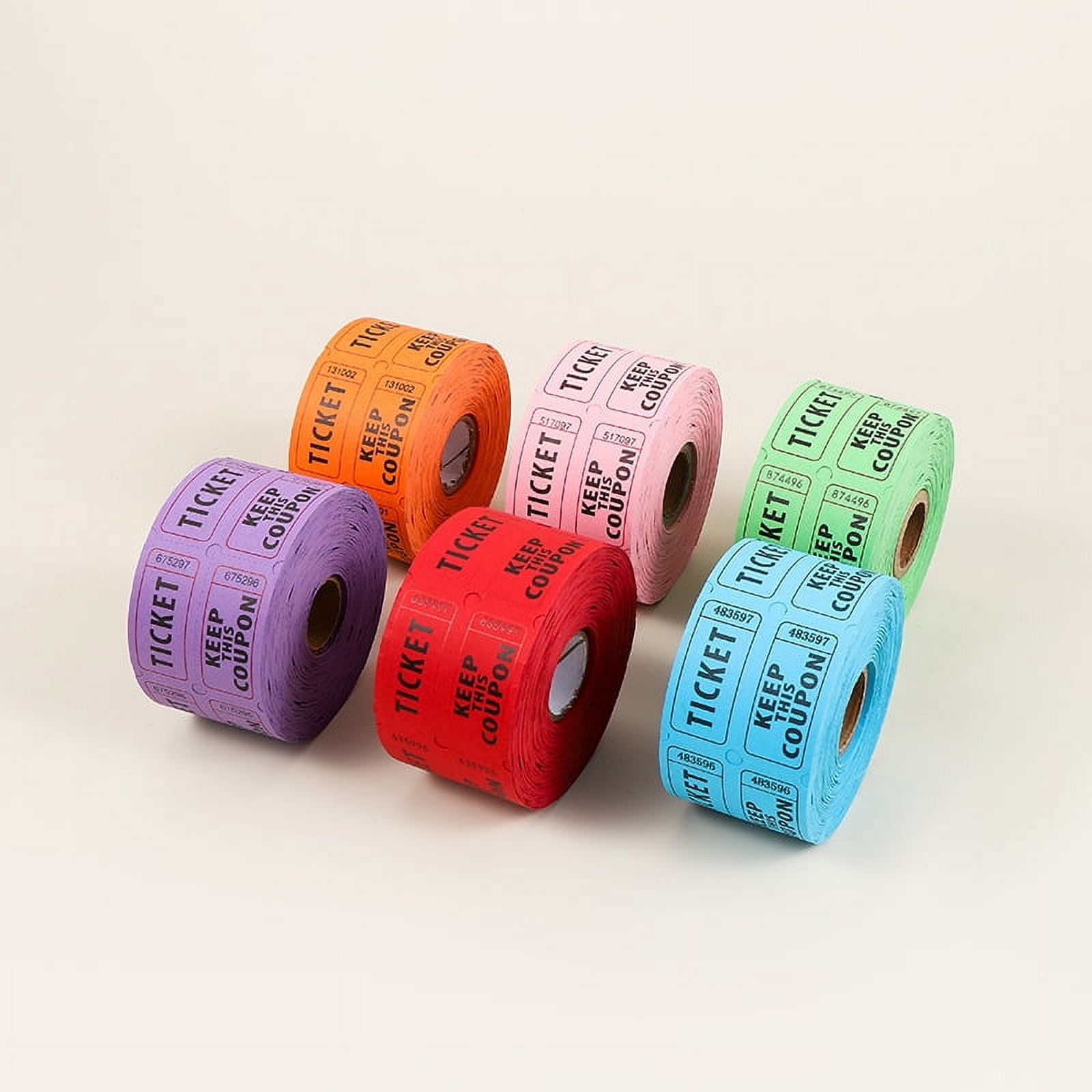 MRLESS 500pcs Double Roll Raffle Tickets For Events For Parties ...
