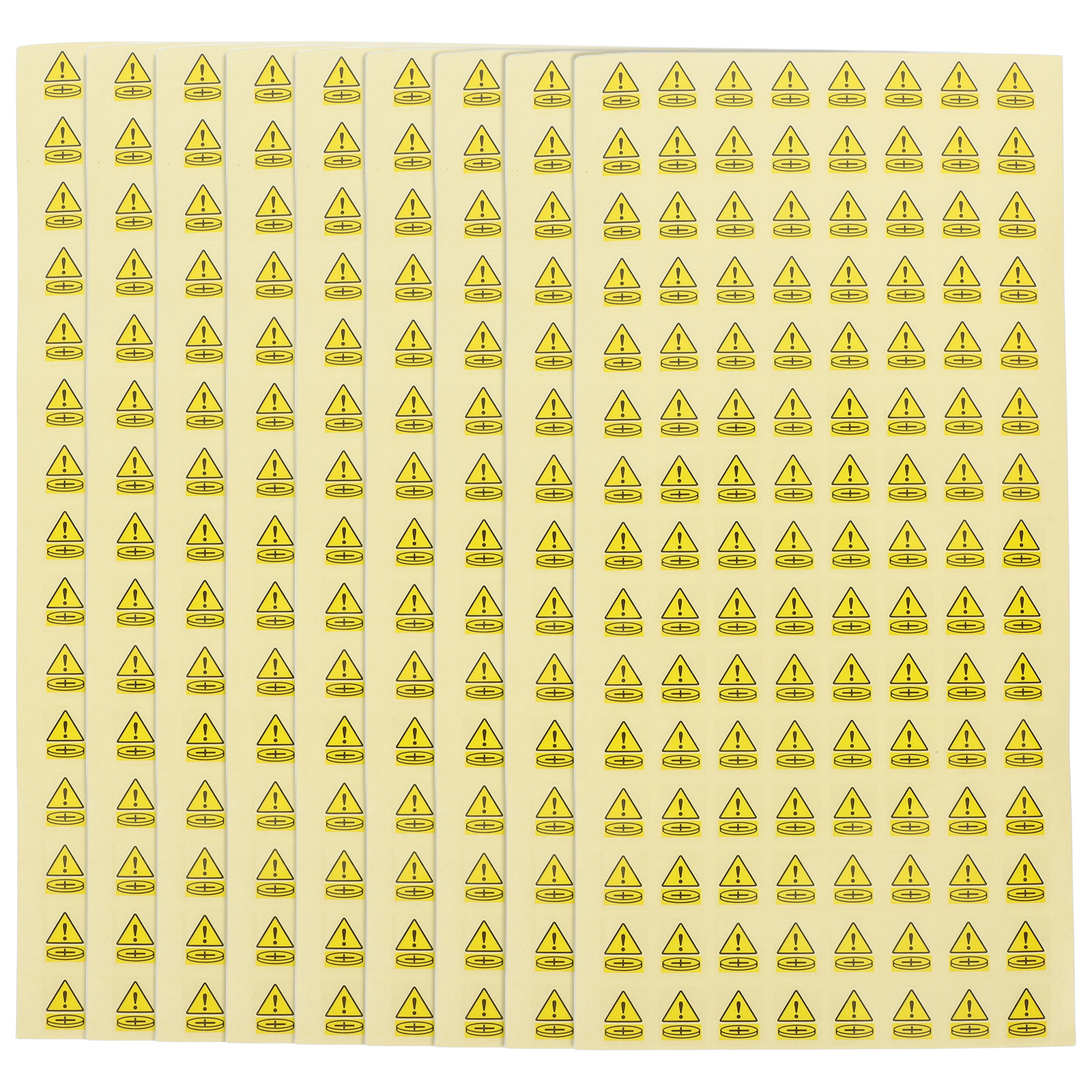 MRLESS 500pcs Self-Adhesive Battery Warning Labels for Safety ...