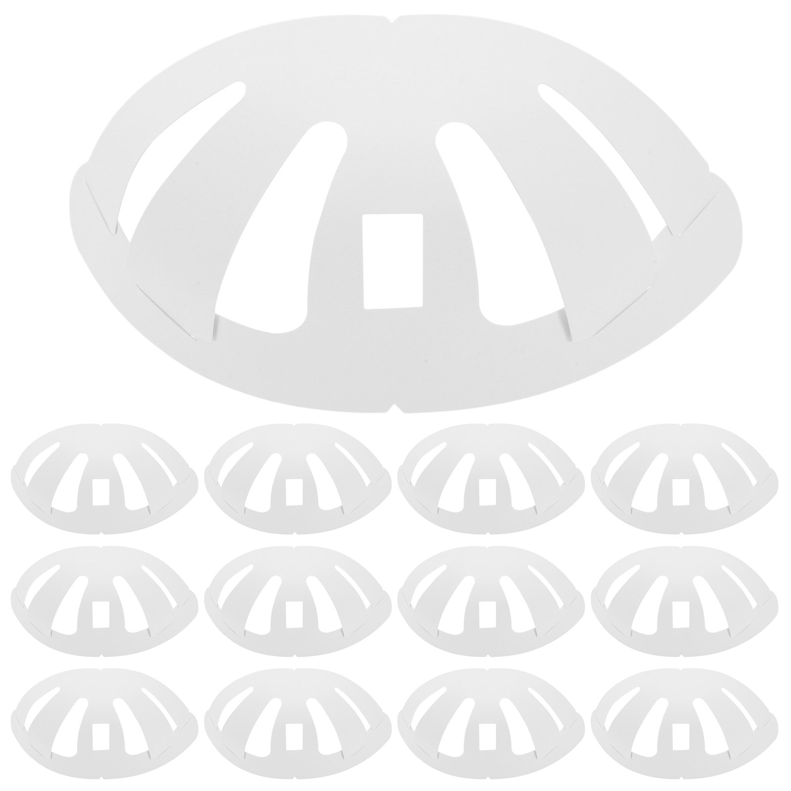 MRLESS 50Pcs Baseball Hat Shaper Inserts White Cardboard Cap Crown ...