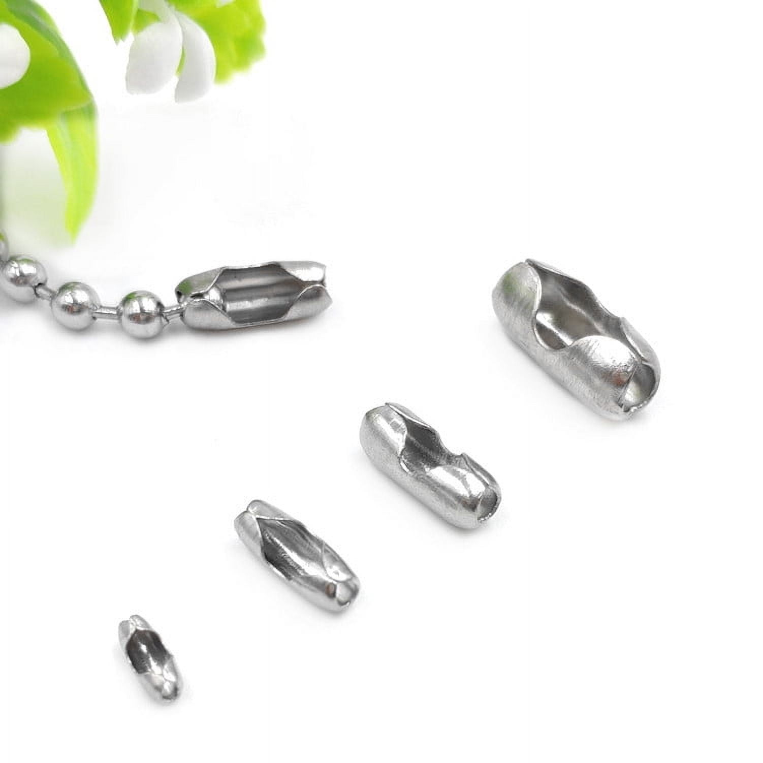 MRLESS 50pcs Metal Ball Chain Clasps For Beading And Crafts Making ...