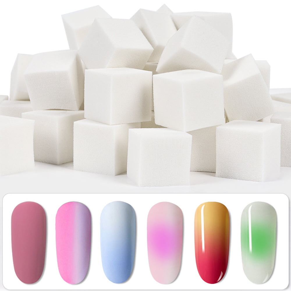 MRLESS 50pcs Small Square Sponges Mini Makeup Sponge For Nail Art And ...