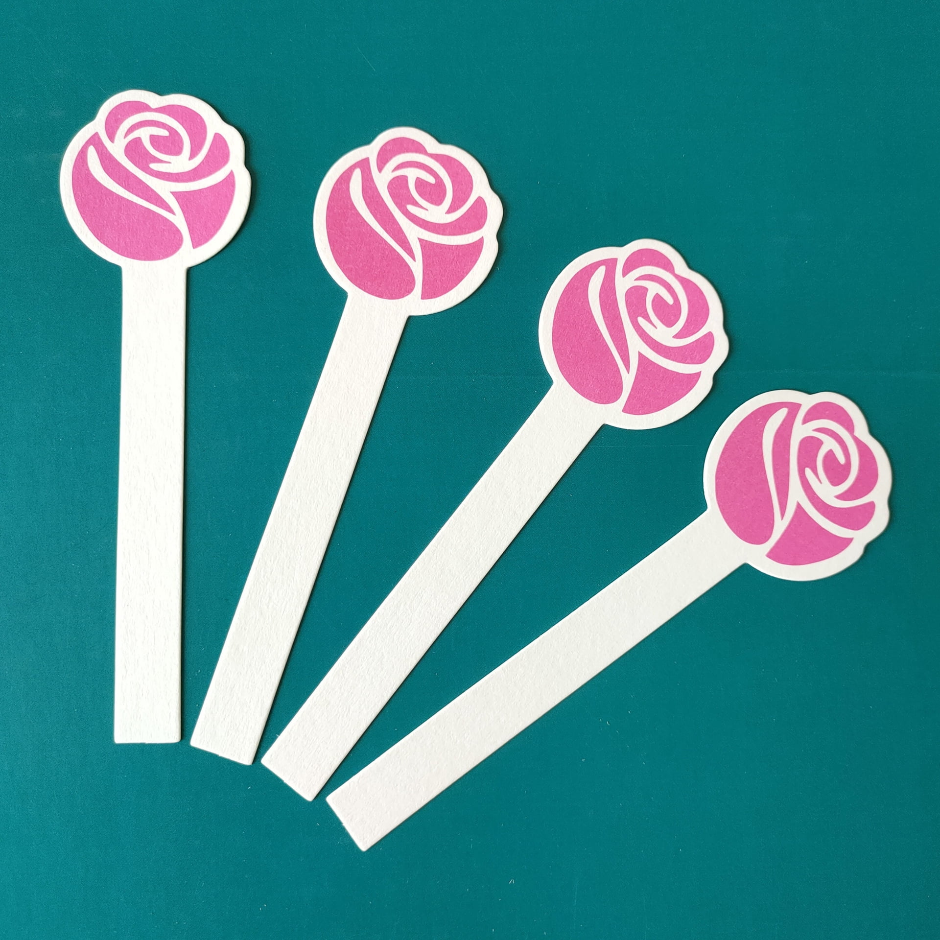 MRLESS 50pcs Special Cardboard For Rose Perfume Testing Essential Oil ...