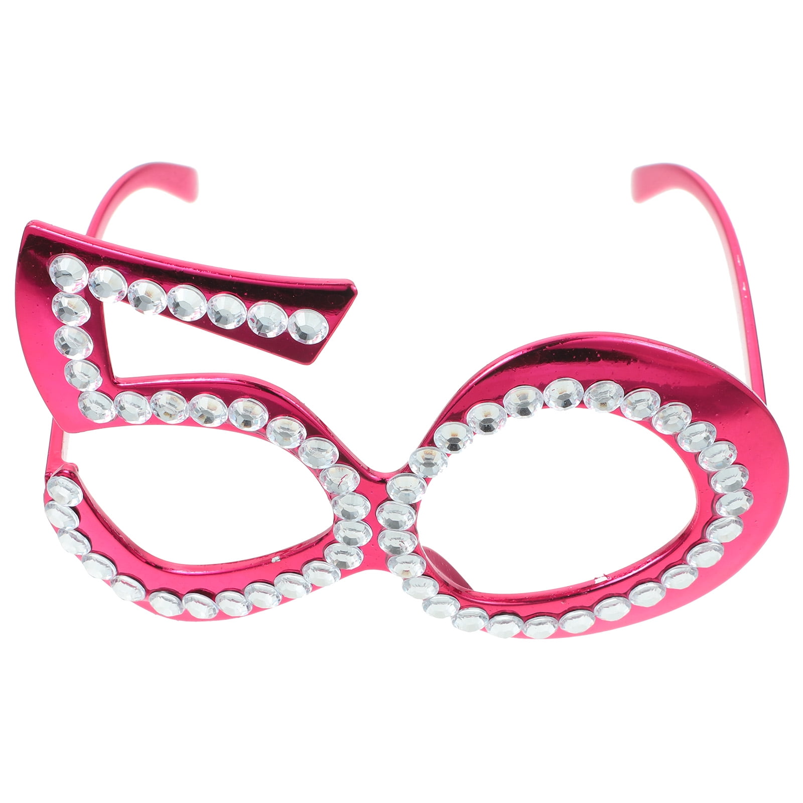 MRLESS 50th Birthday Glasses with Rhinestones - Funny Costume Prop ...