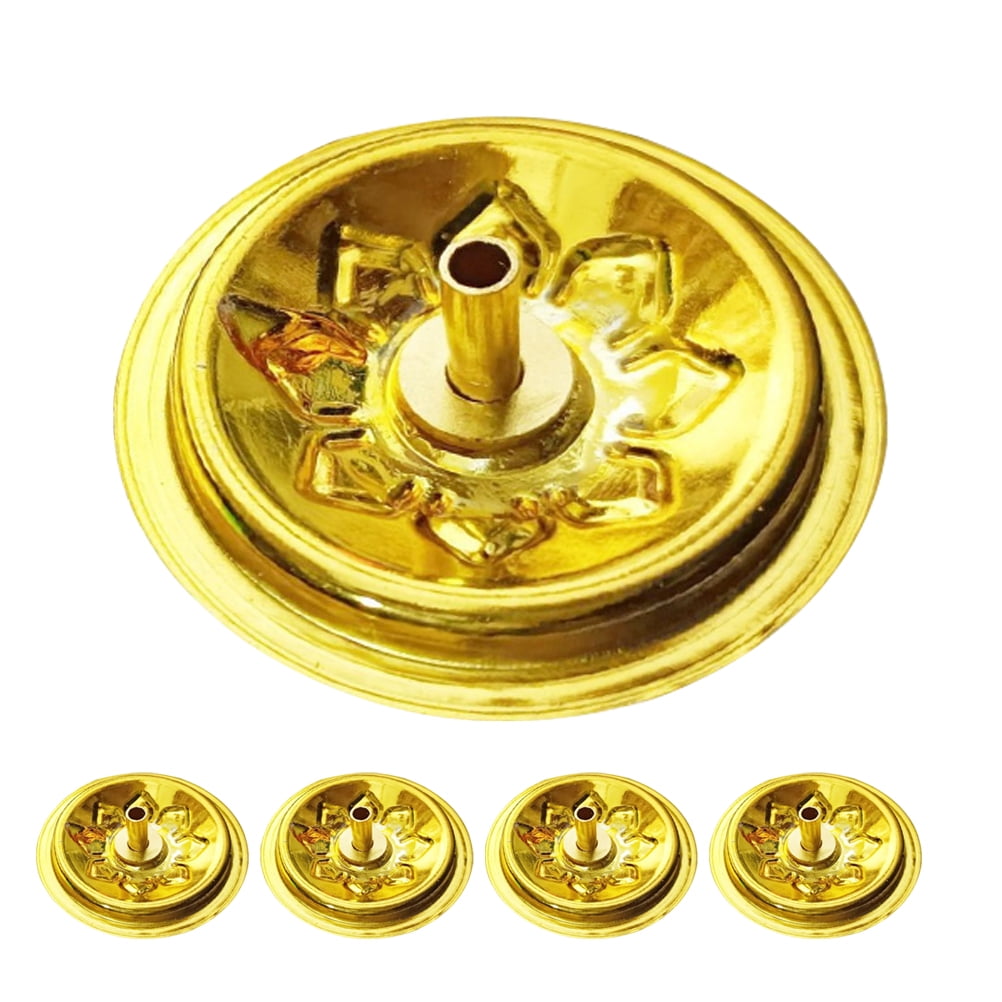 MRLESS 5pcs Metal Floating Wicks Oil Lamp Wick Holder Oil Floating ...