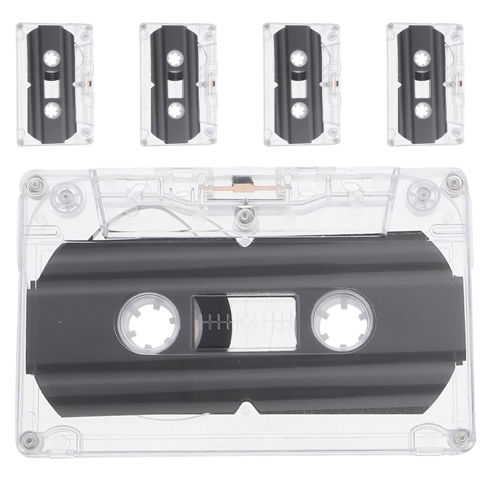 MRLESS 5pcs Mini Blank Cassette Tapes 30 Minute Recordable Clear Audio ...