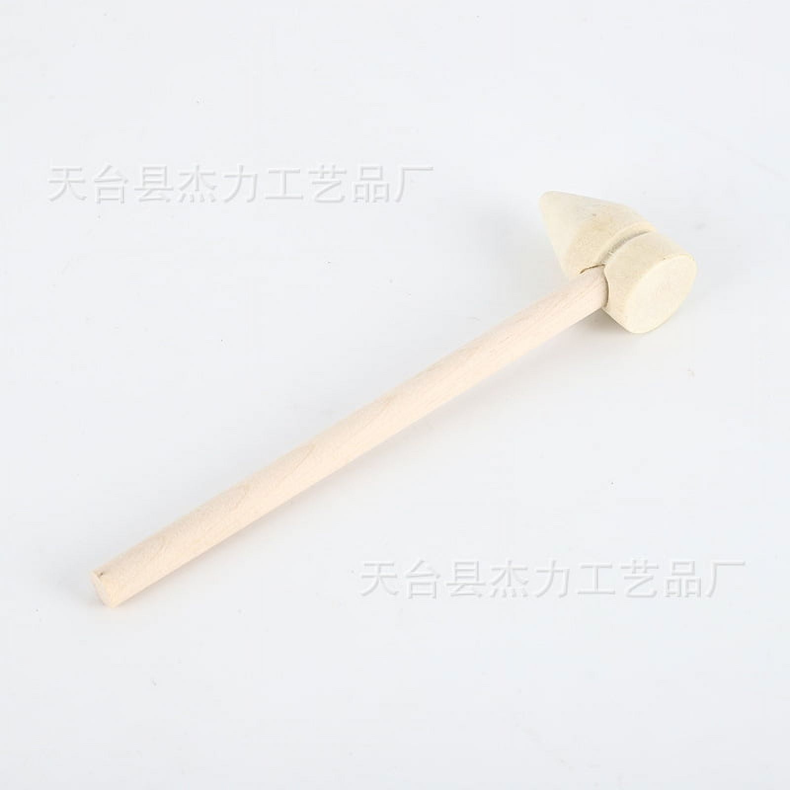 MRLESS Set of 5 Small Wooden Toy Hammers for Kids - Perfect for Block ...