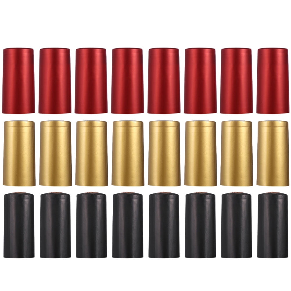 WEUVEB Heat Shrink Wine Bottle Seals Assorted Color PVC Sealing Caps ...