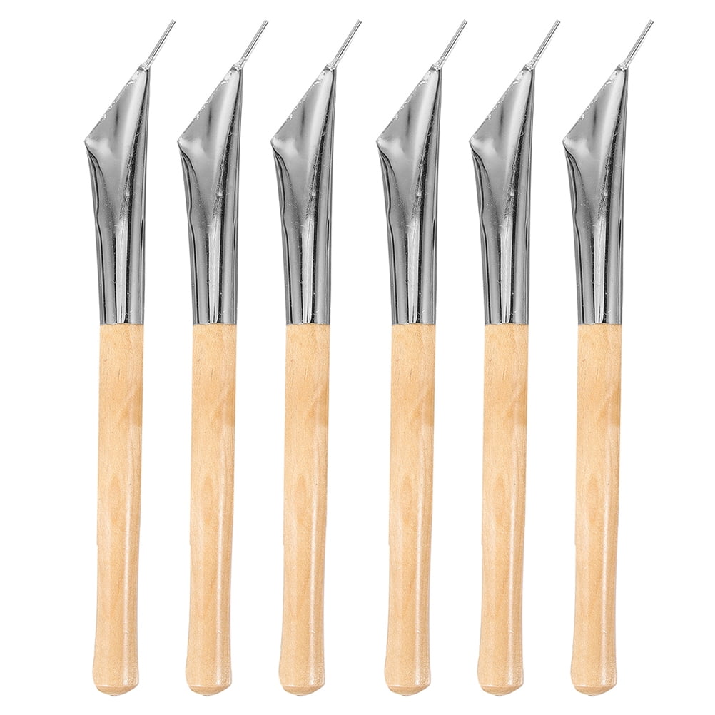 MRLESS 6-Piece Batik Pen Set with Stainless Steel Stamping Tools for ...