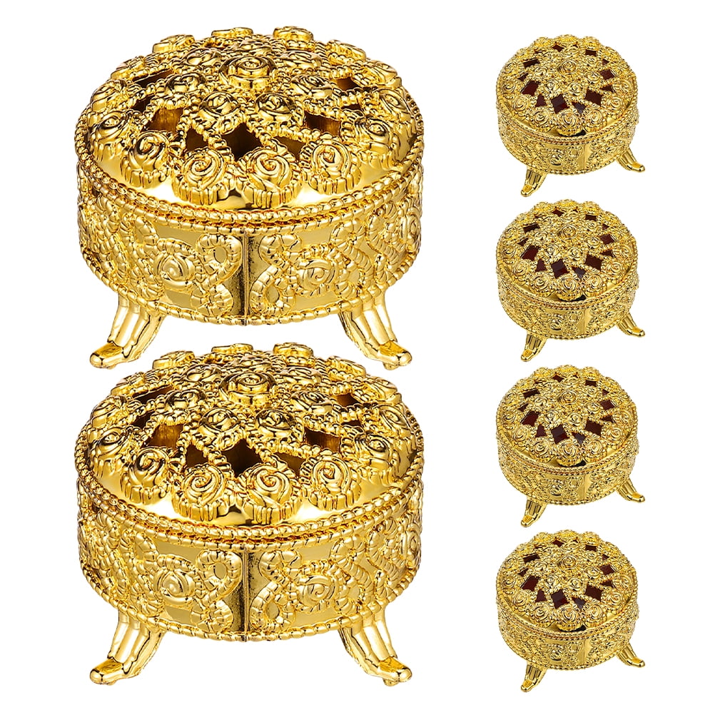 MRLESS 6pcs Elegant Hexagon Wedding Candy Boxes Round Box For Guests ...