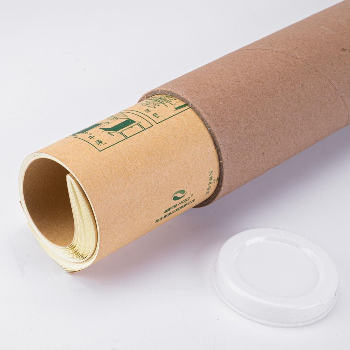 MRLESS 6pcs Kraft Paperboard Tubes Poster Tubes Mailing Tubes Shipping ...