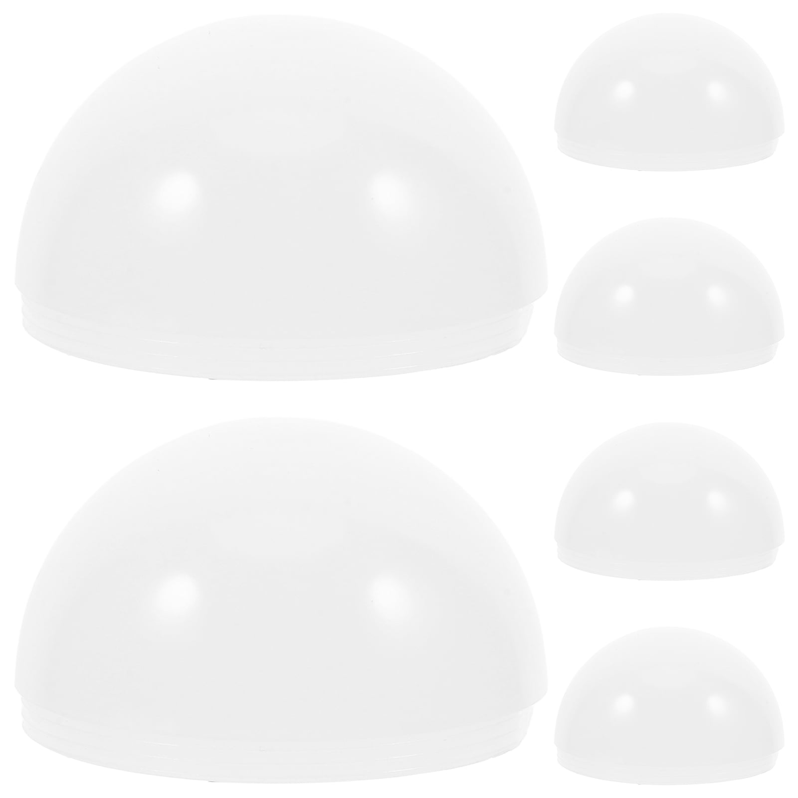 MRLESS 6-Pack LED Bulb Diffuser Covers Flat PC Shade for Ceiling Lights ...