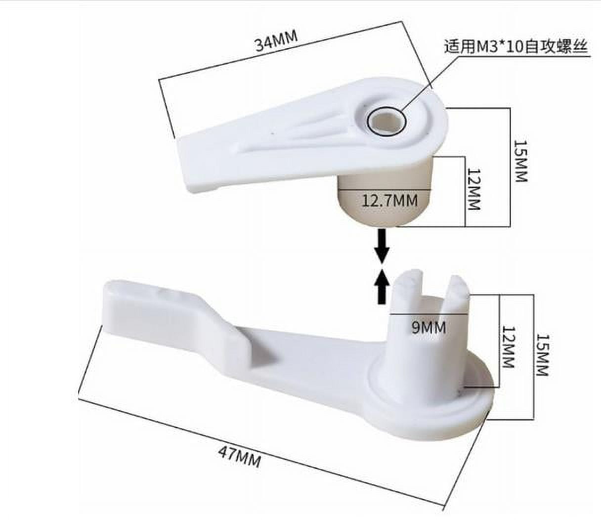 MRLESS 6pcs Lamp Shade Clips Ceiling Flush Mount Hardware Fixed Buckle ...