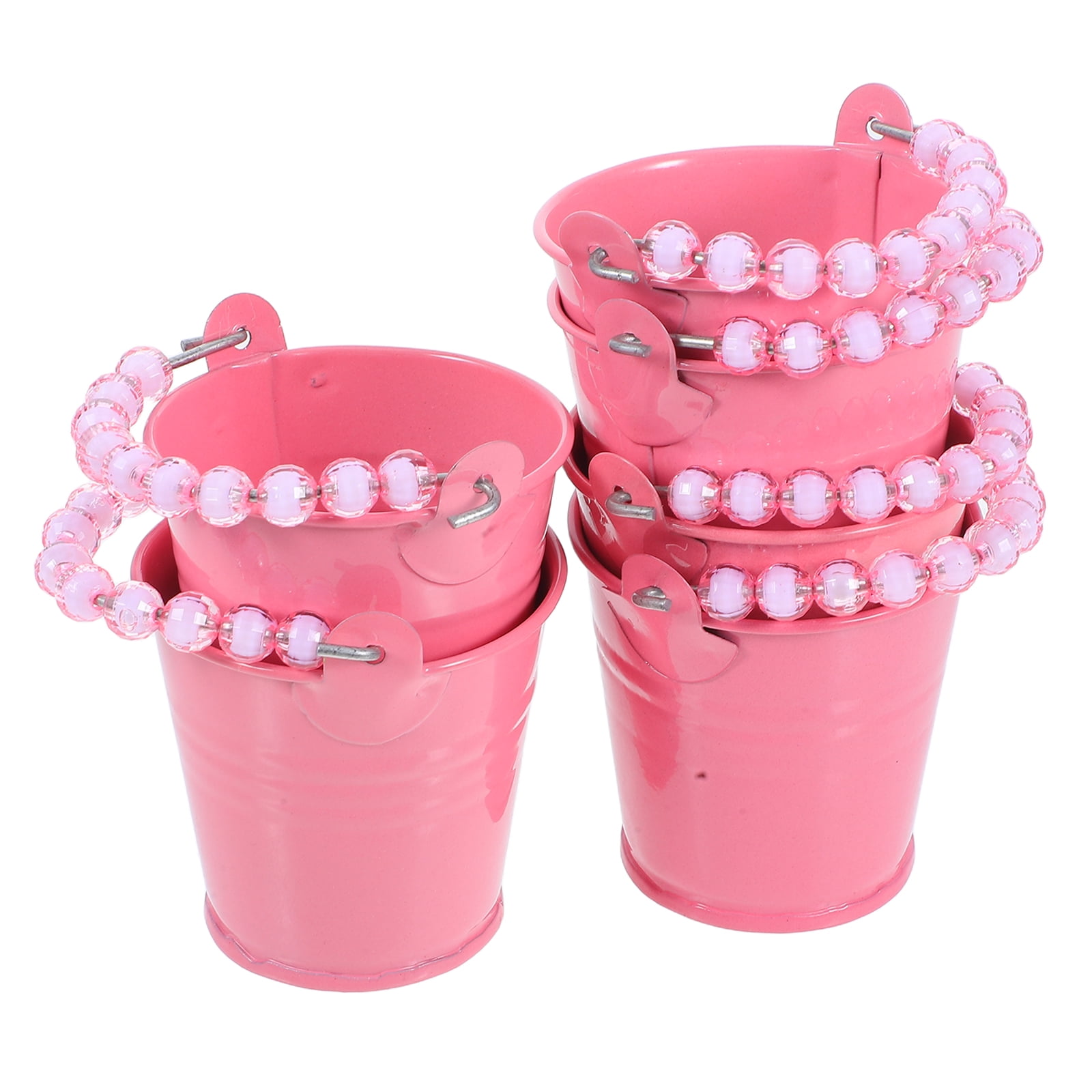 MRLESS 6pcs Small Tin Buckets for Party Favors and Crafts Mini Iron ...